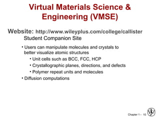 Introduction to Materials Science & Engineering | PPT