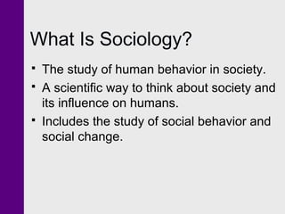 Ch01 sociological perspective | PPT