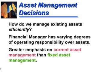 Financial Management Slides CH 01 | PPT