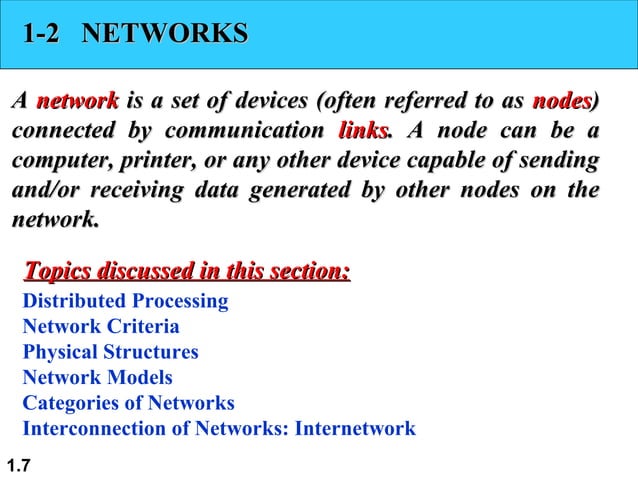 Ch01 data communication and networks by b.ferozen | PPT | Computer Networking | Computing