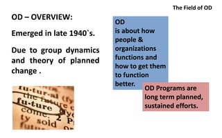 Organization Development | PPTX