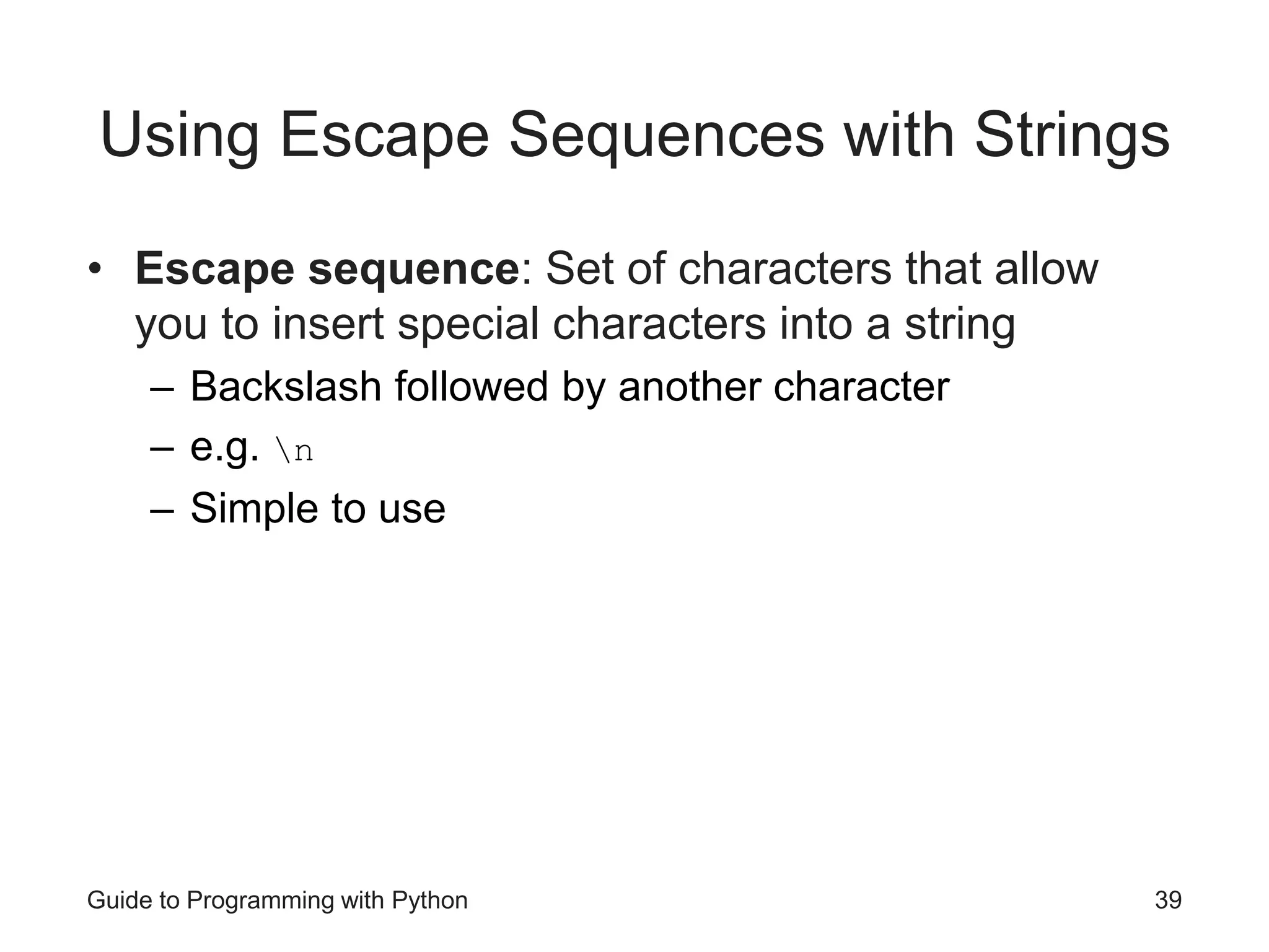 Python Programming | PPT