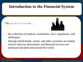 functions and roles of the financial system in the global economy is ...