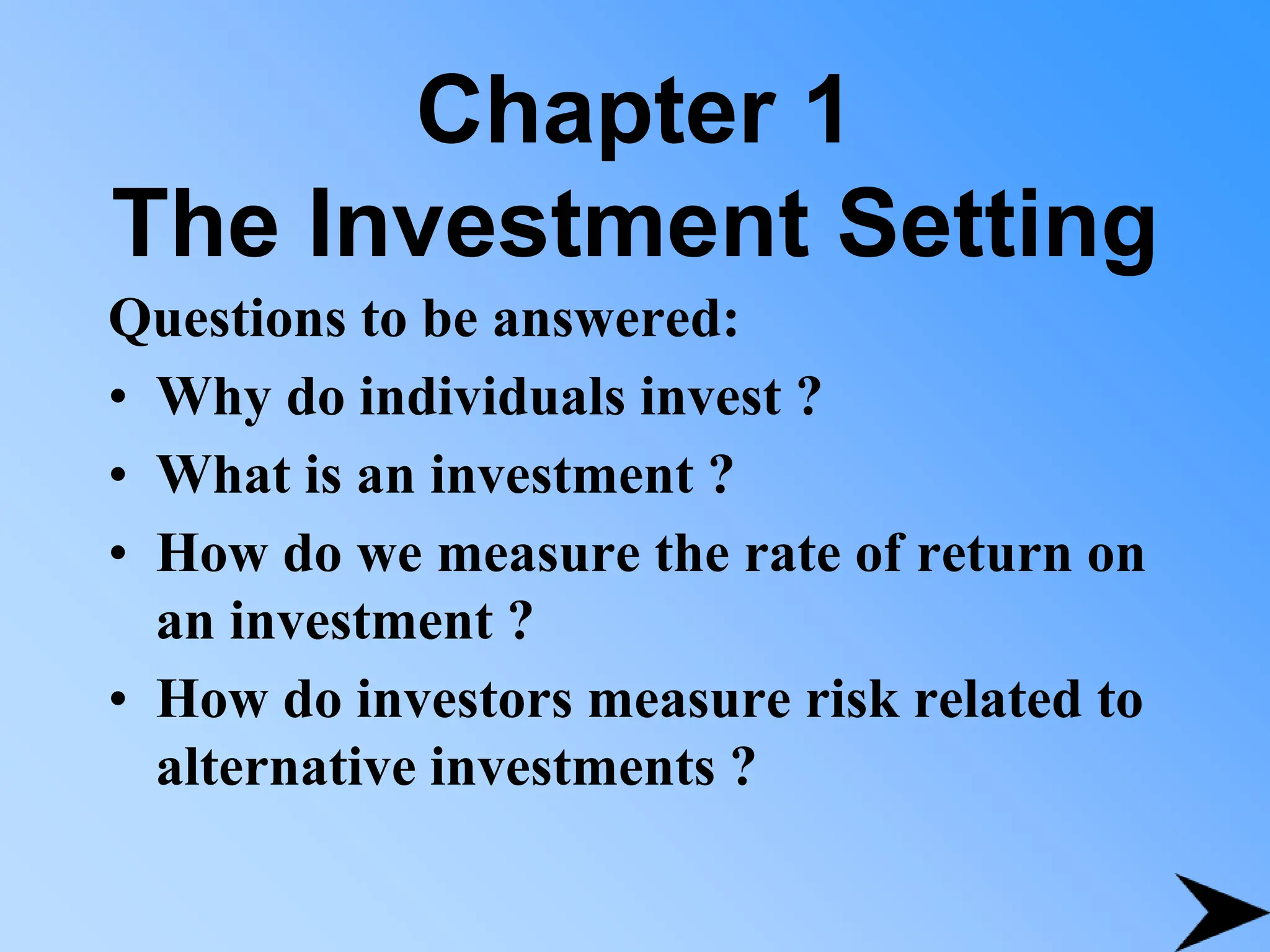The Investment Setting-investment ch01.pptx