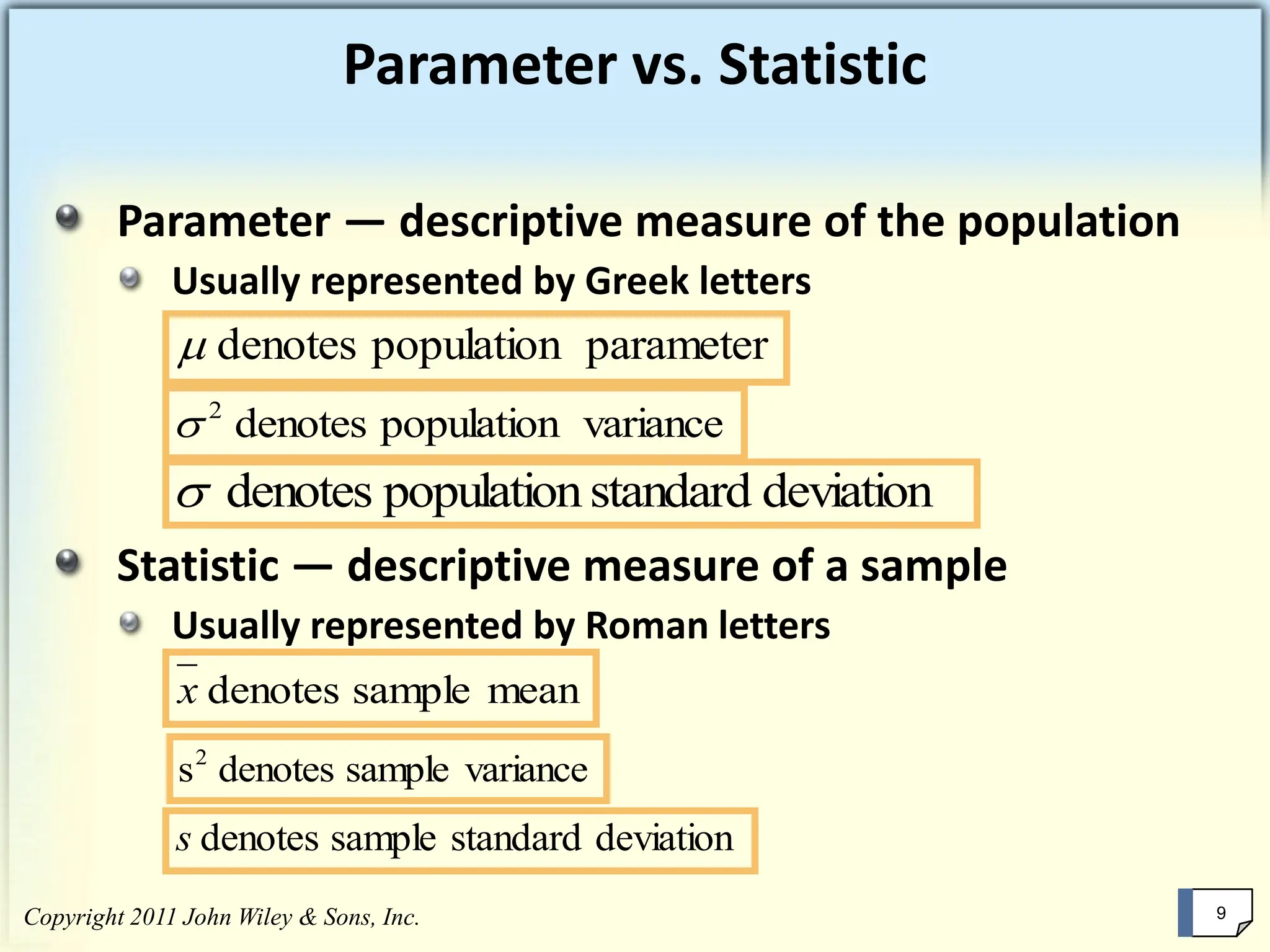 General management - introduction to statistics | PPT