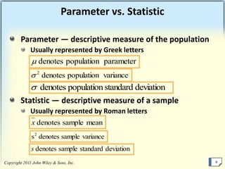General management - introduction to statistics | PPT