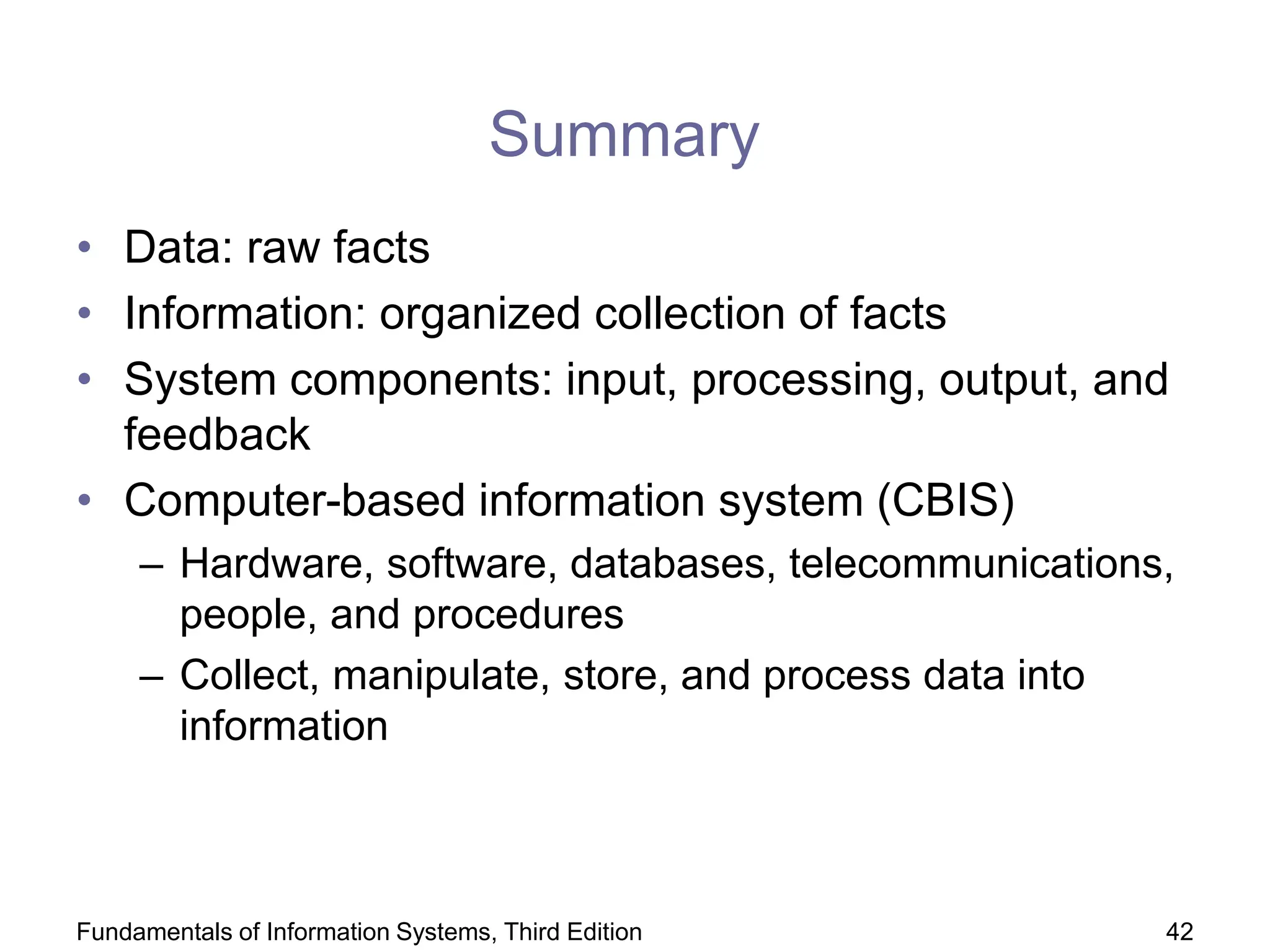 Introduction to information systems in it | PPT