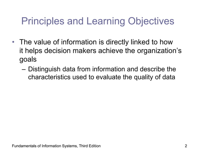 Introduction to information systems in it | PPT