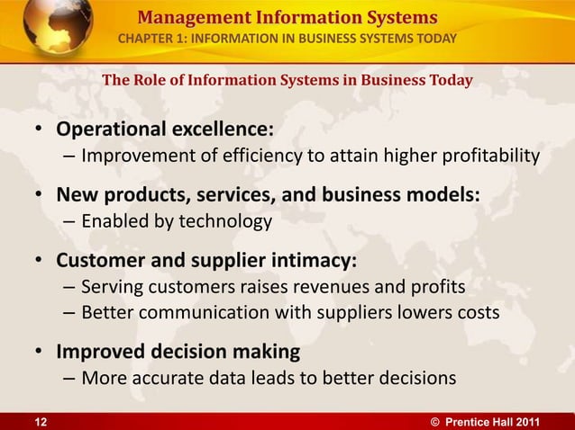Management information system, Chapter 1 | PPT | Free Download