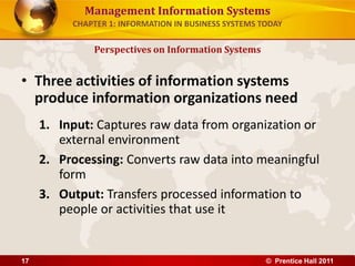Management information system, Chapter 1 | PPT