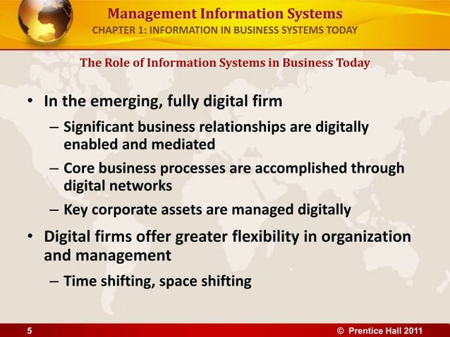 Management information system, Chapter 1 | PPT