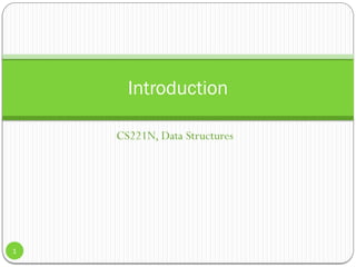 Chapter one data structure and algorithm s | PPTX