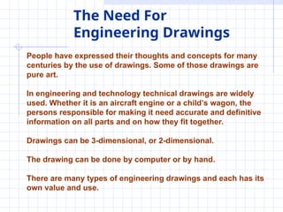 CH01engineering drawing presentation for 1st year | PPT
