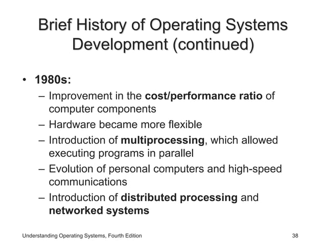 Introducing Operating System Understanding Operating Systems Ppt