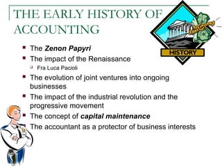 THE DEVELOPMENT OF ACCOUNTING THEORY ch01.ppt
