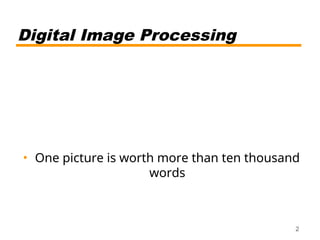 Chapter One introduction Digital Image Processing | PPT