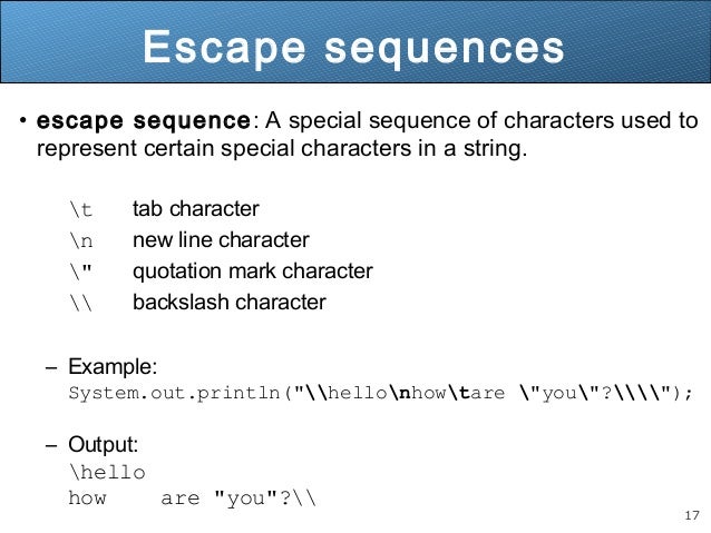 Ch01 Basic Java Programs