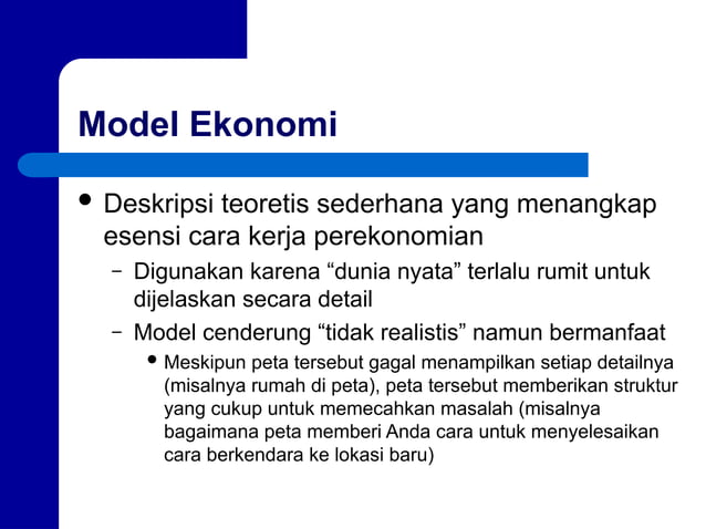 ch01 - Economic Modelsekonomi dan penera | PPT