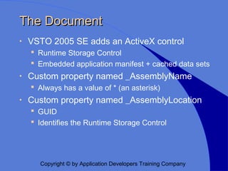 Getting Started with VSTO | PPT
