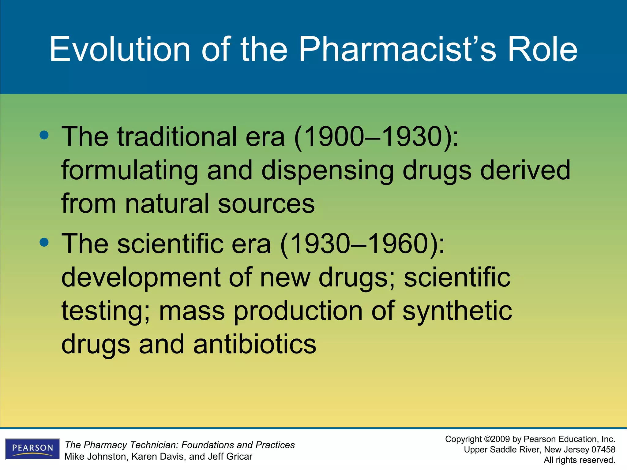 Ch01 history of pharmacy | PPT