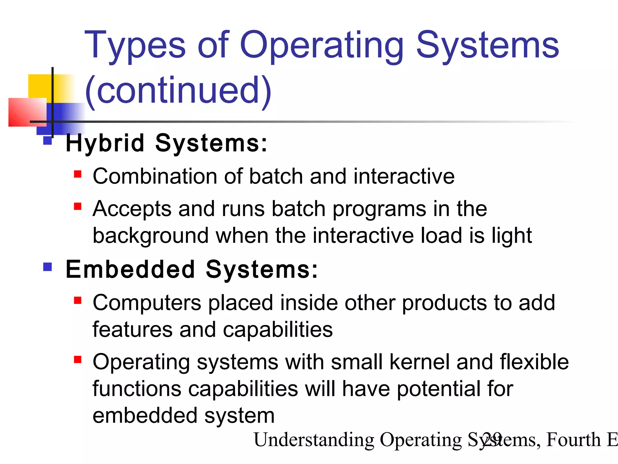 Ch01 introducing operating systems | PPT