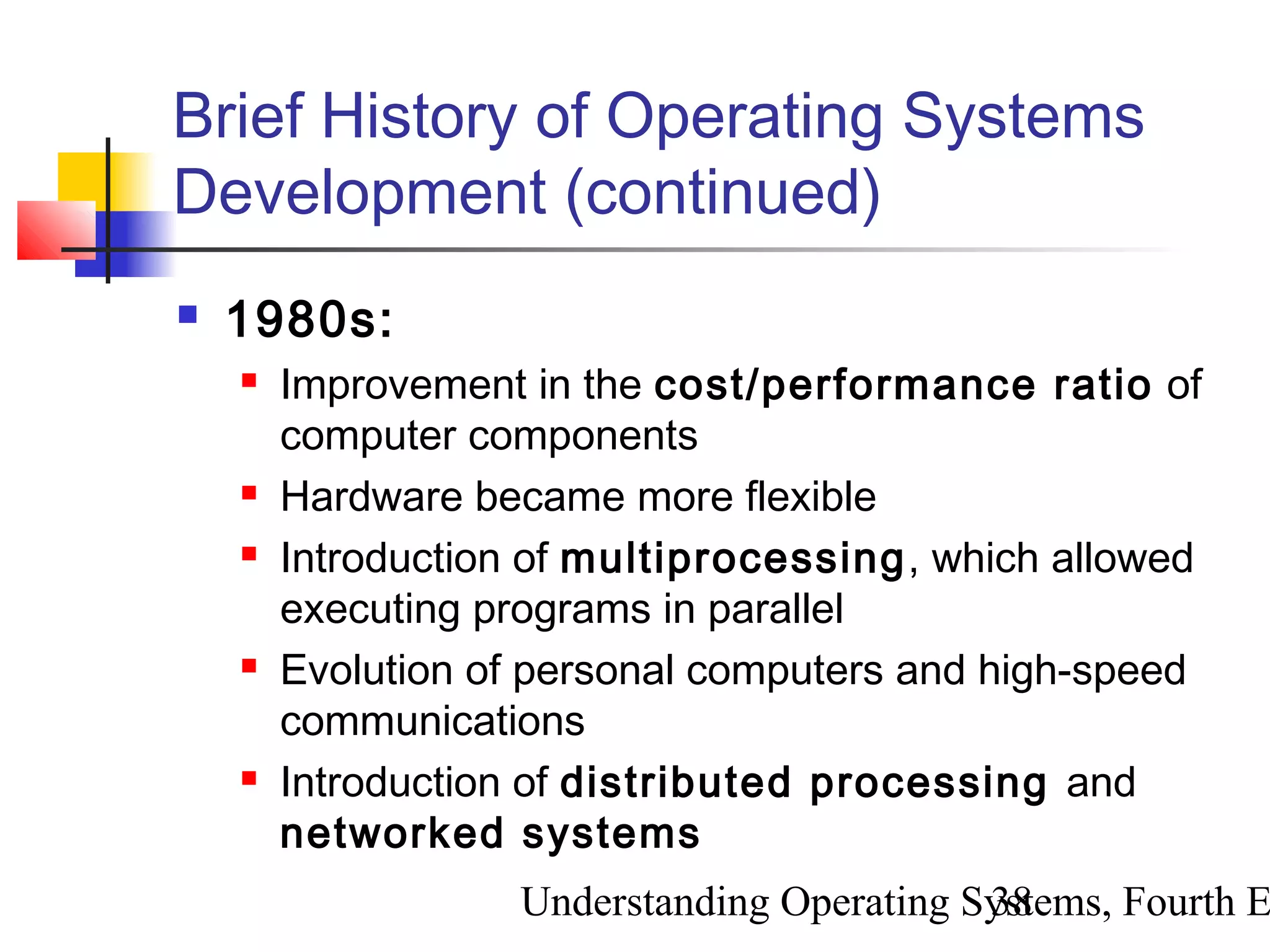 Ch01 introducing operating systems | PPT