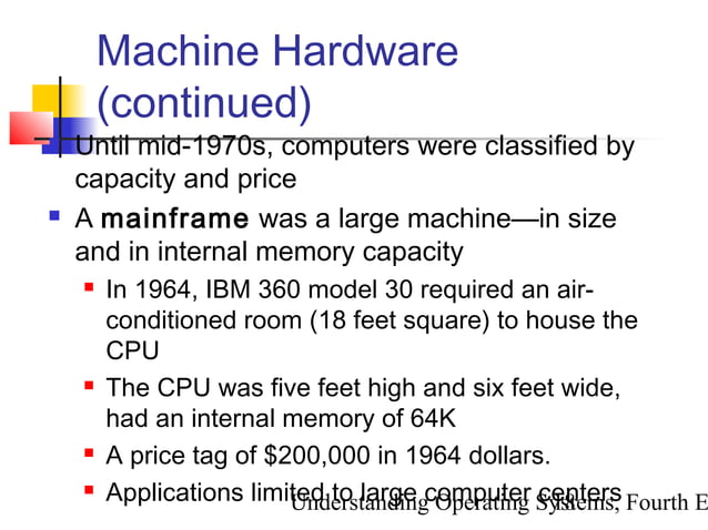 Ch01 introducing operating systems | PPT