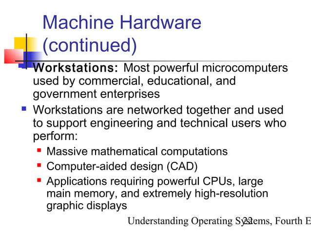 Ch01 introducing operating systems | PPT
