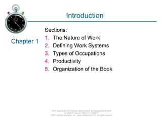 ch01-introduction work system and measurement | PPT