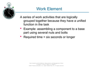 ch01-introduction work system and measurement | PPT
