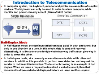 Ch 01 part 1 - basic elements of telecommunication systems | PPT