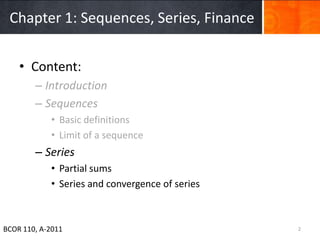 Ch01 part 2 series | PPT