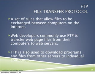 Ch. 1 HTML5, CIS 110 13F | PDF