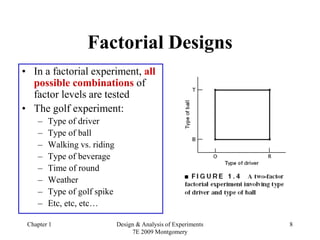 Design and Analysis of Engineering Experiments | PPTX