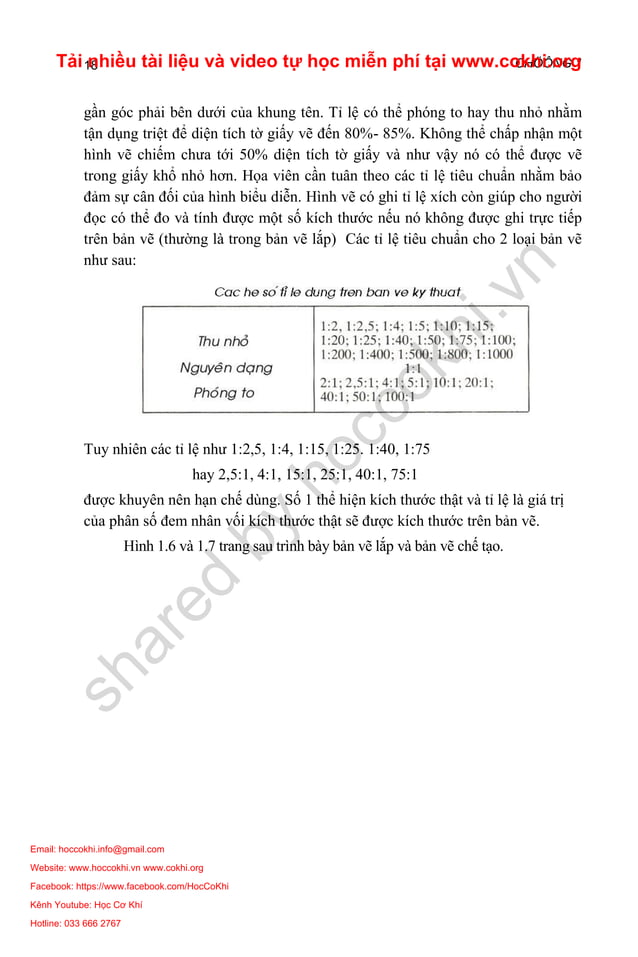 ve ky thuat co khi le khanh dien 136 trang Chuong 01-1 | PDF