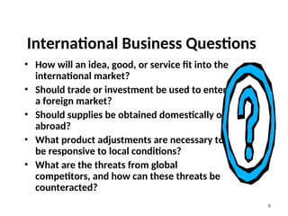 International Business Trade Theories... | PPT