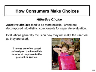 Ch016 alternative evaluation and selection | PPT