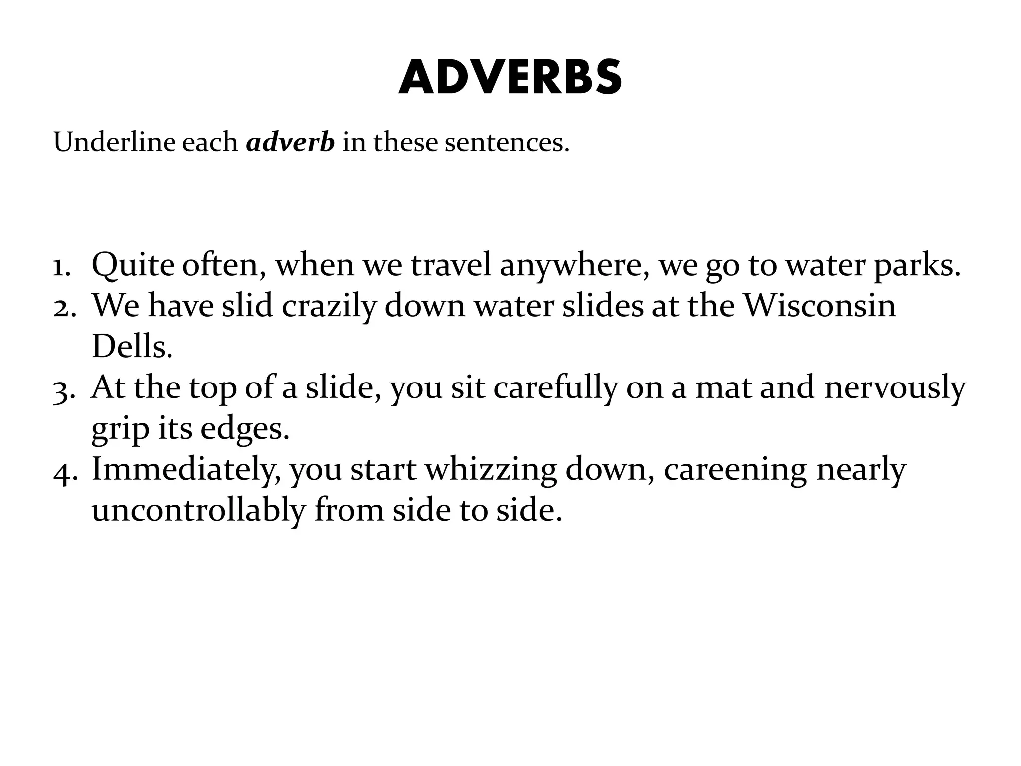 Ch 01 (adjectives, verbs, adverbs, prepositions, conjuntions ...