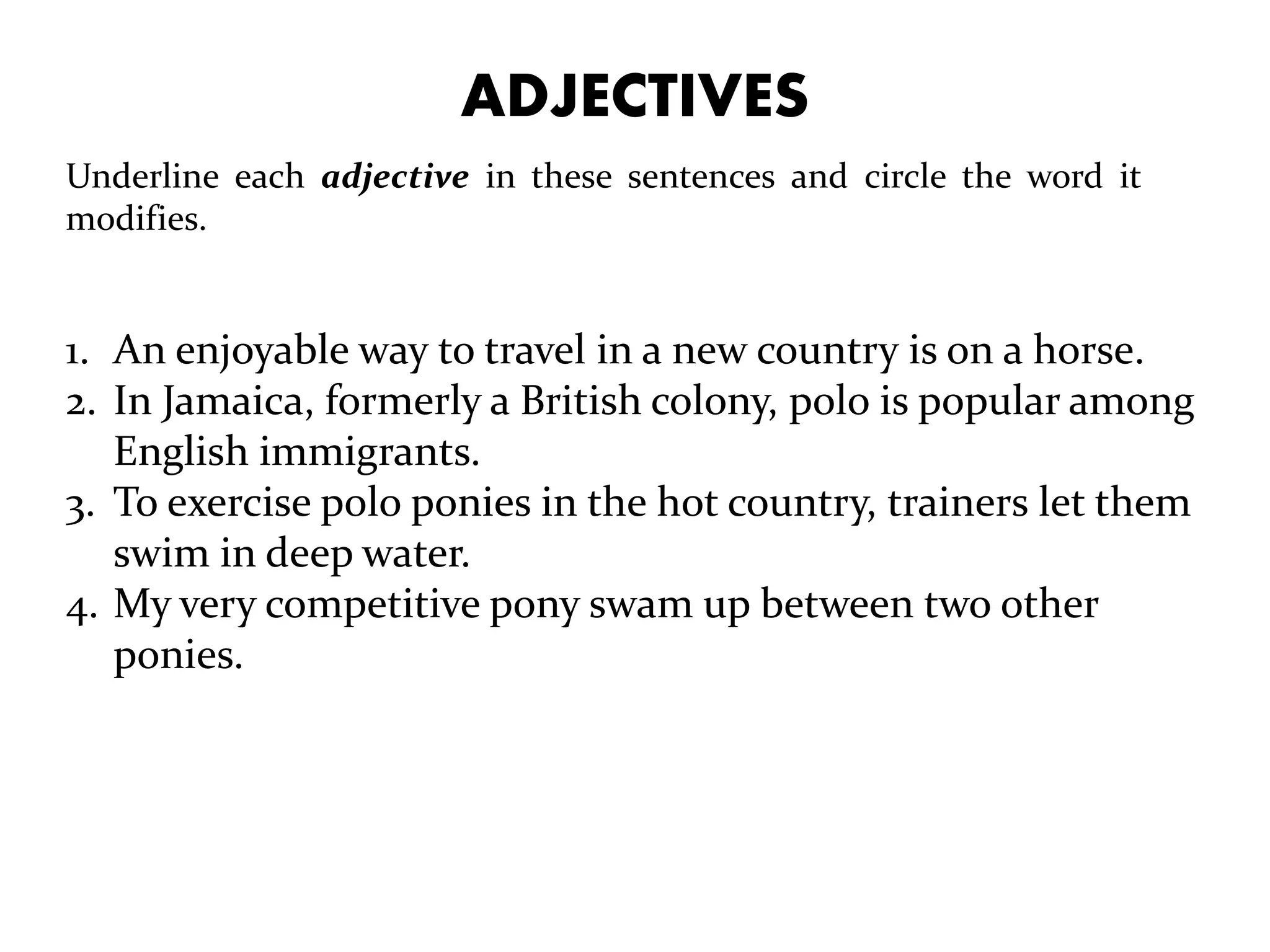 Ch 01 (adjectives, verbs, adverbs, prepositions, conjuntions ...