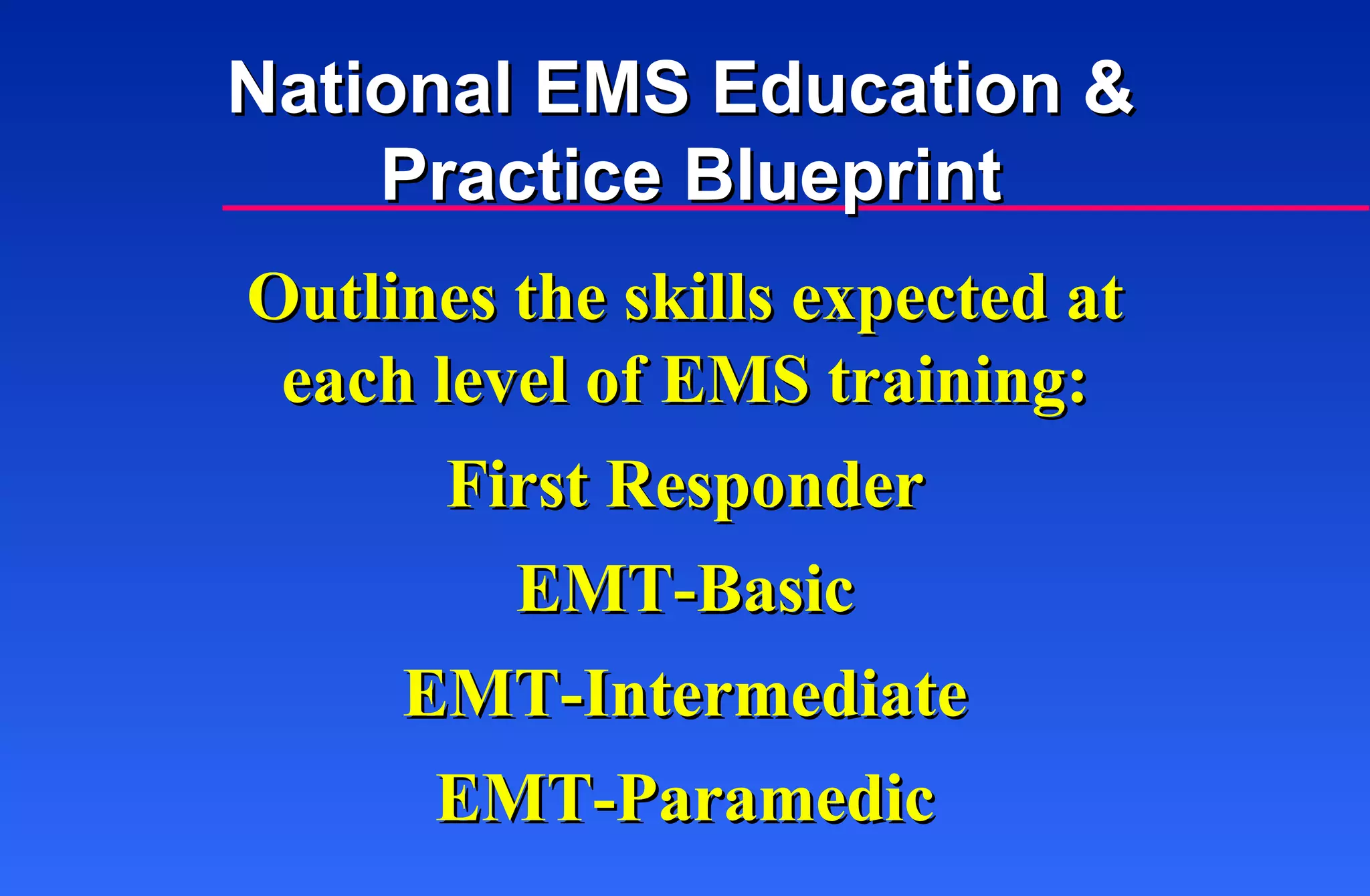 Introduction to EMS | PPT