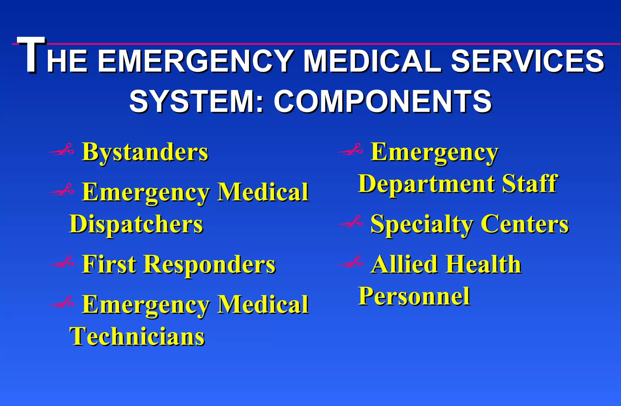 Introduction to EMS | PPT