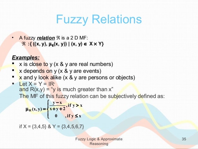 Fuzzy Logic In Approximate Reasoning