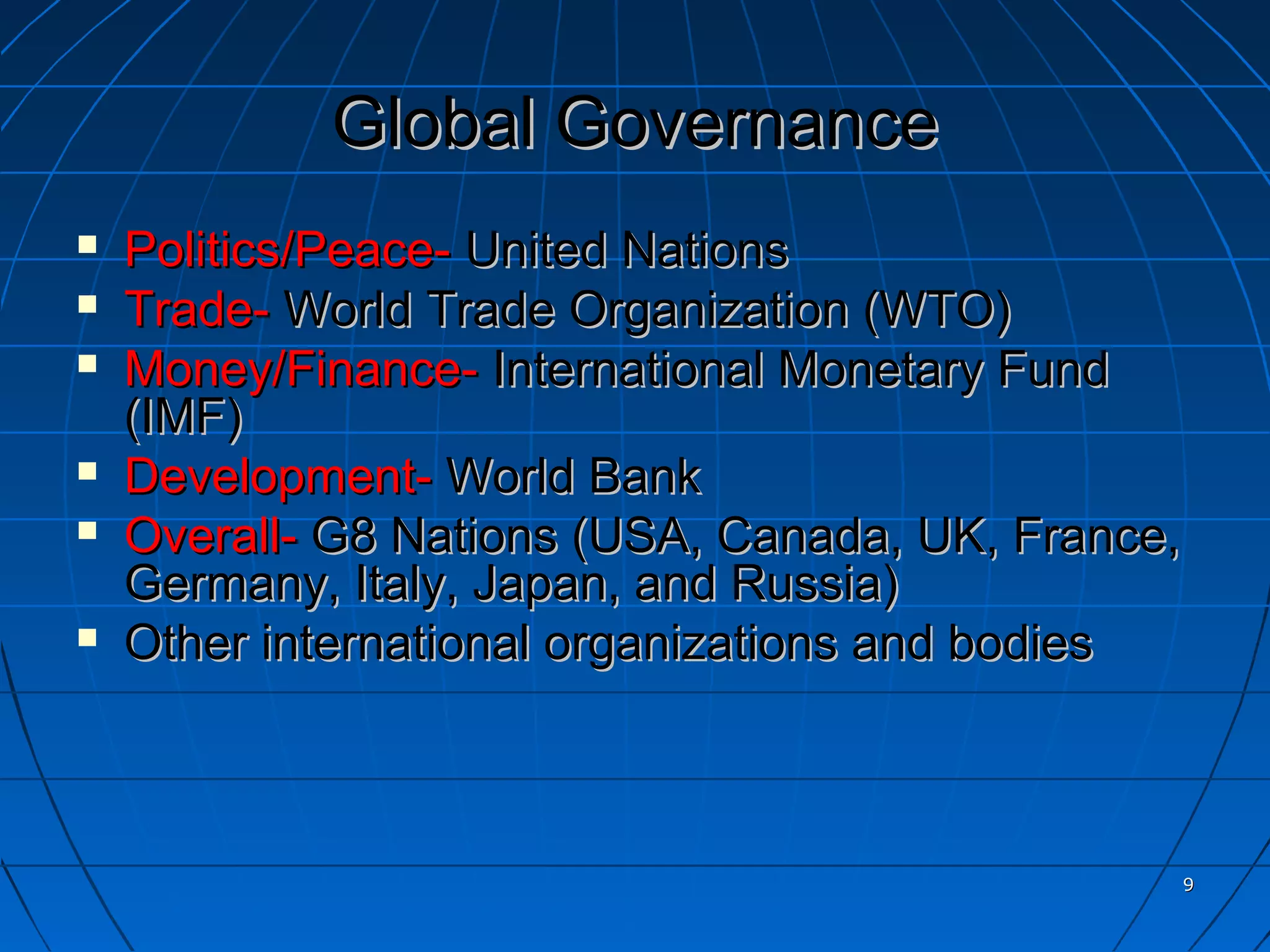 Ch01 globalization and international business | PPT