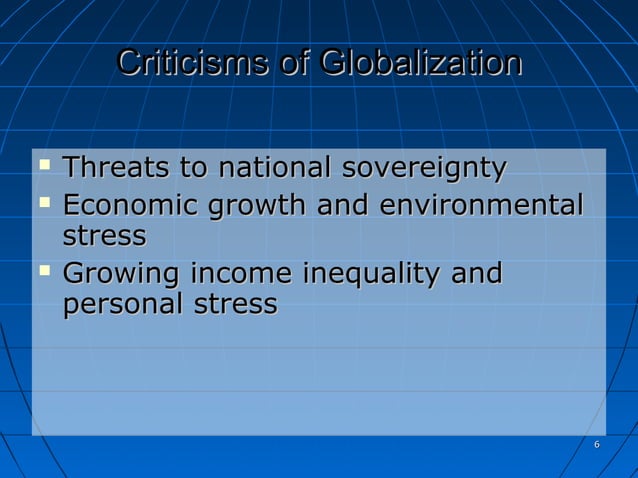 Ch01 globalization and international business | PPT