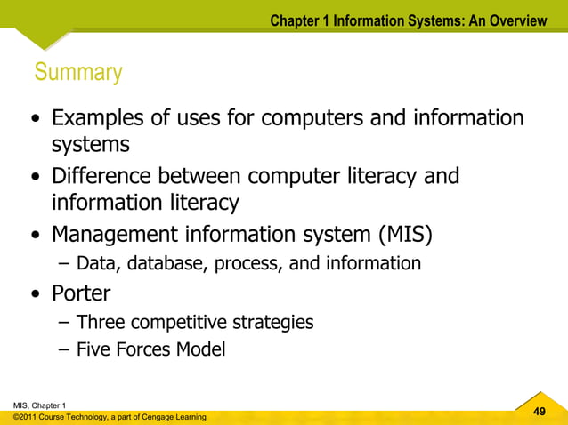 CH01 Information System for Industrial engineering | PPT