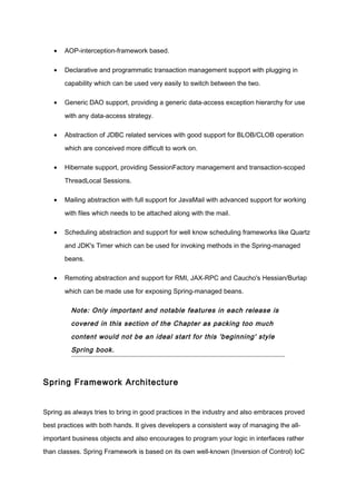 Spring Book – Chapter 1 – Introduction | DOC