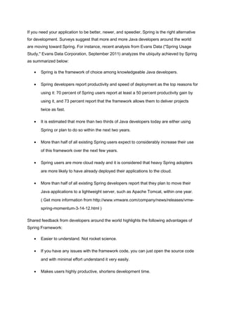 Spring Book – Chapter 1 – Introduction | DOC