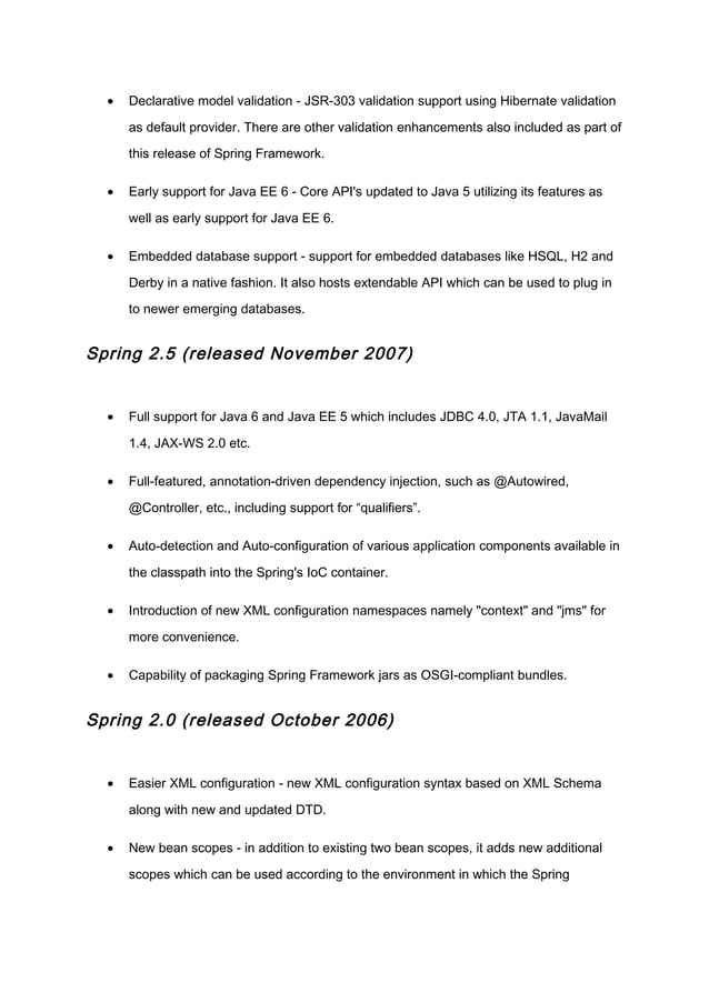 Spring Book – Chapter 1 – Introduction | PDF