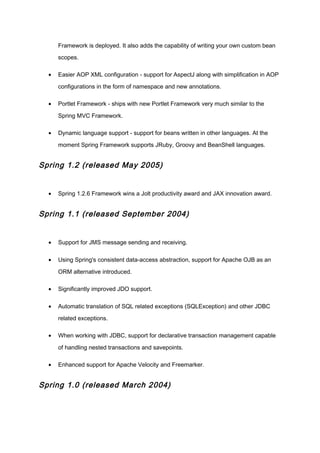 Spring Book – Chapter 1 – Introduction | DOC