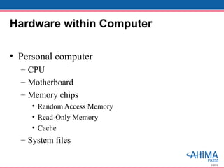 Ch01 introduction to computers | PPT
